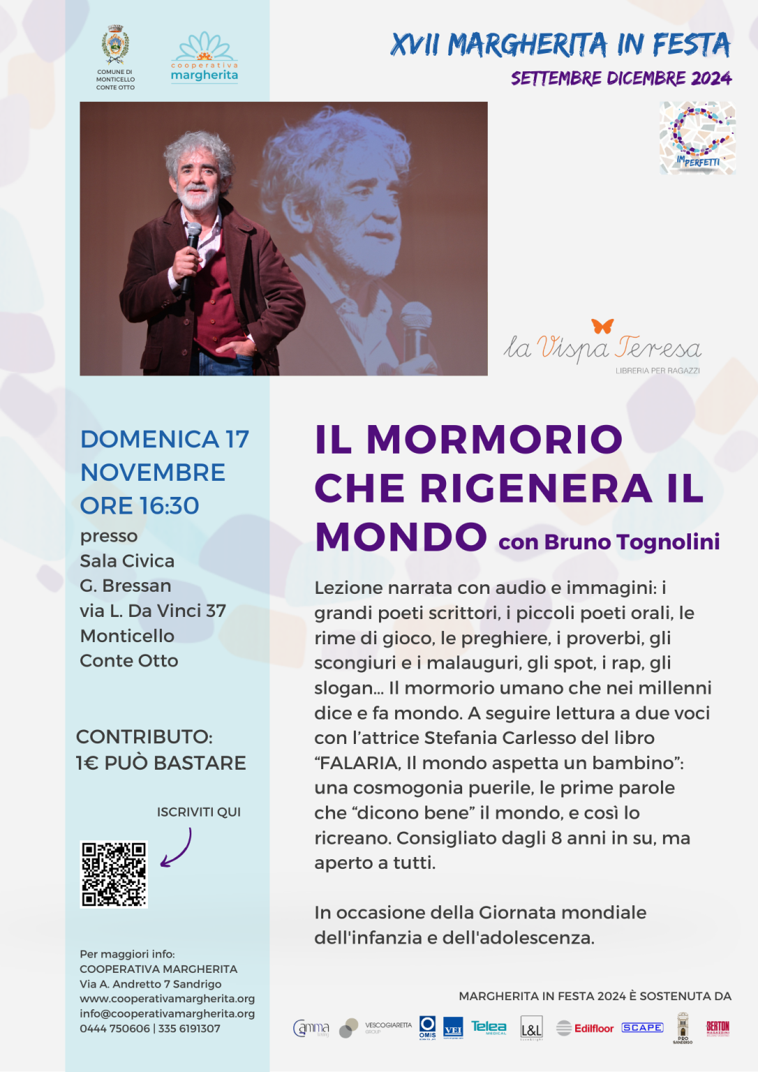 Il mormorio che rigenera il mondo con Bruno Tognolini