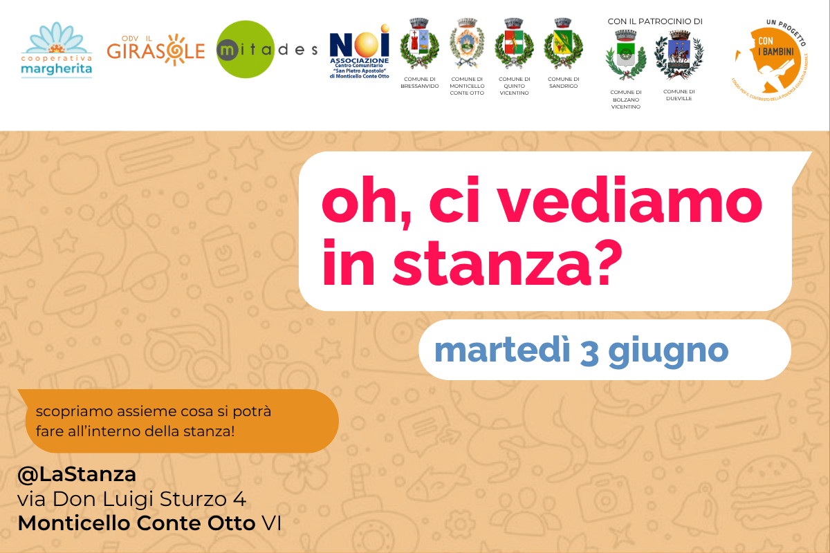 Oh, ci vediamo in Stanza? - Cooperativa Margherita